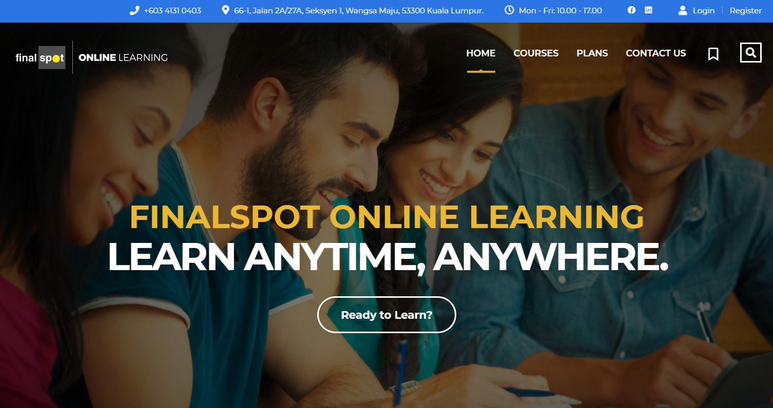 How to register and log into your account – Finalspot Online Learning
